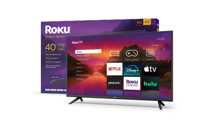 Roku 40″ Select Series 1080p Full HD Smart Roku TV with Roku TV Remote ...