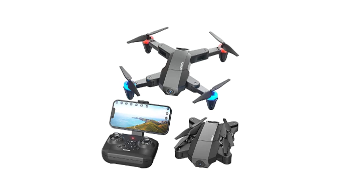 SIMREX X500 mini Drone Optical Flow Positioning RC Quadcopter with 720P ...