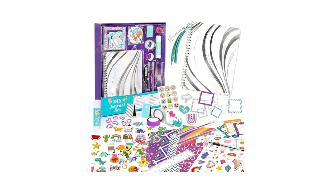DIY Journal Kit for Girls - 49pcs DIY Journal Set for Teen Girls ...