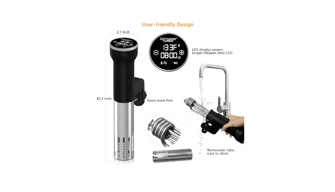 Sous Vide Machines Wi-Fi, Immersion Circulator Precise Cooker, Suvee ...