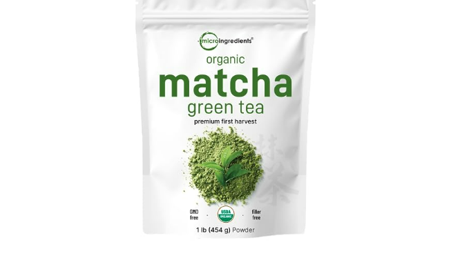 Micro Ingredients Organic Matcha Green Tea Powder, 1lb | Premium First ...