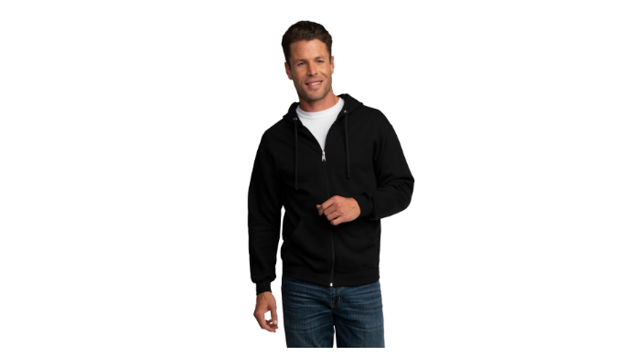 Fruit of the Loom Men’s EverSoft Fleece Full Zip Hoodie Jacket, Sizes S ...