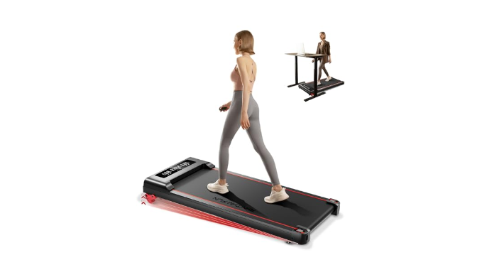 RHYTHM FUN Incline Walking Pad Treadmill, Walking Pad with Incline, 300 ...