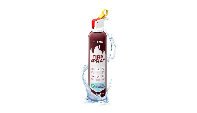 PLEMO Fire Extinguisher for Home, All-in-1 Fire Extinguisher for Car ...