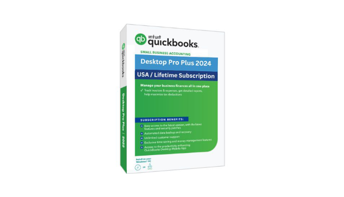 Intuit Quickbooks Desktop Pro Plus 2024 Lifetime Subscription for ...