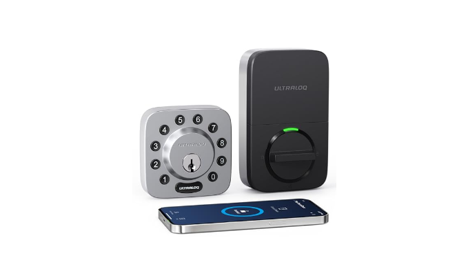 ULTRALOQ U-Bolt Smart Lock, 5-in-1 Smart Door Lock with App Control ...