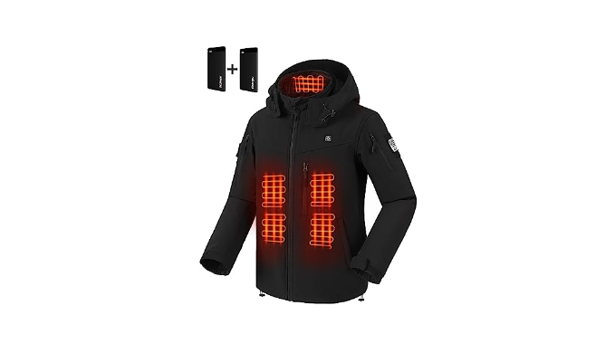 Gozvrpu Heated Jacket for Women and Men - equipped With 2 Pcs of ...