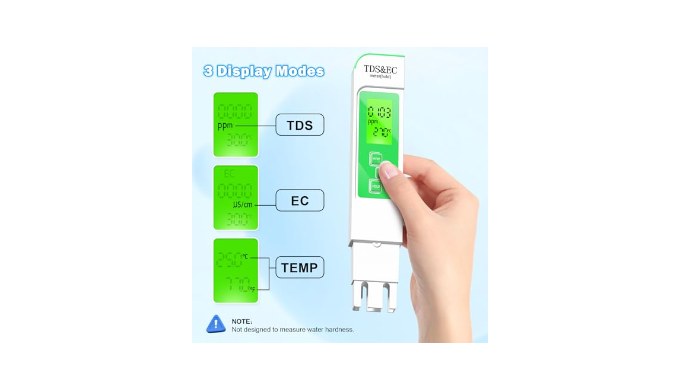 2024 New 4 in 1 TDS Meter - TDS EC & Temperature(°C,°F) Meter,Accurate ...