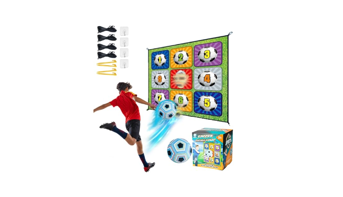 TGHIJKK Soccer Ball Game Set for Kids: Indoor Outdoor Backyard Toss ...