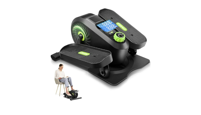FUNMILY Under Desk Elliptical, Under Desk Bike Pedal Exerciser, Seated ...