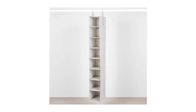8 Shelf Hanging Fabric Shoe Organizer - Brightroom™: Closet System ...