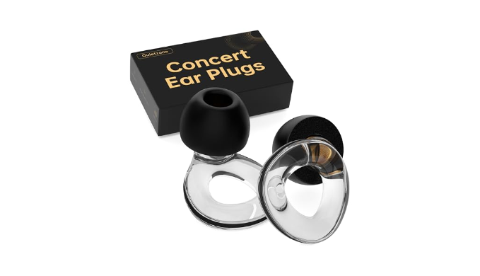 Ear Plugs for Concerts, QuietZone High Fidelity Hearing Protection for ...