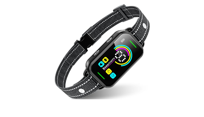 DINJOO Bark Collar, Dog Bark Collar for Large Medium Small Dogs,Smart ...