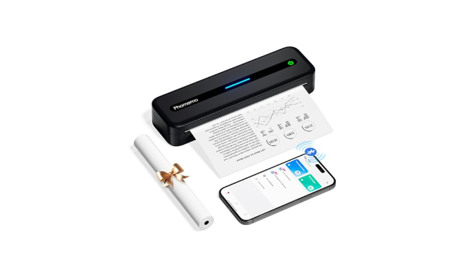 Phomemo Portable Printers Wireless for Travel, Thermal Printer Support ...