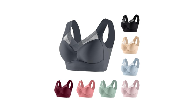 Womens Sports Bras Wireless Bras with Support and Lift Bras for Women ...