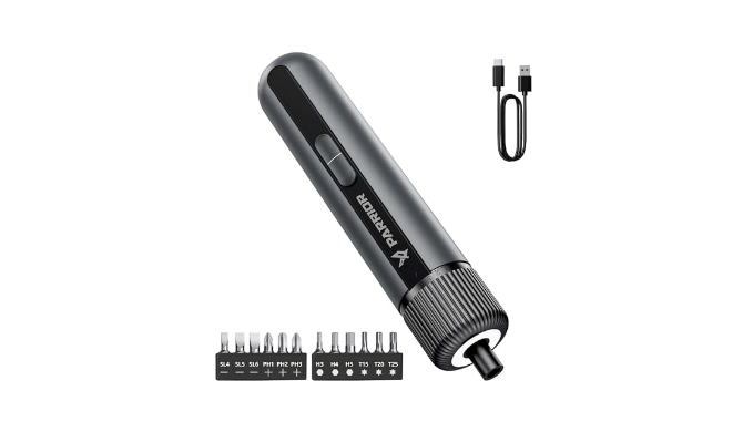 Parrior High Torque Electric Screwdriver, Max 8 N.m Electric ...