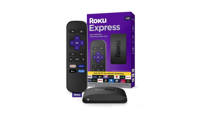 Roku Express HD Streaming Device with High-Speed HDMI Cable, Standard ...