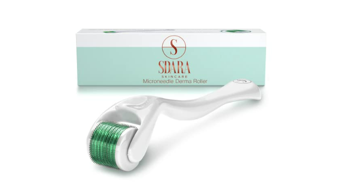 Sdara Derma Roller Microneedling Roller for Face - Includes Free ...