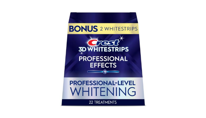 Crest 3D Whitestrips Professional Effects, Whitestrip 3D White, Teeth ...