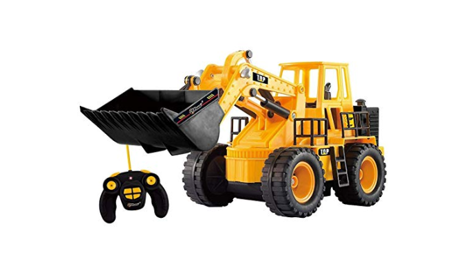 Top Race TR-113 5 Channel Full Functional Remote Control Tractor Toy ...