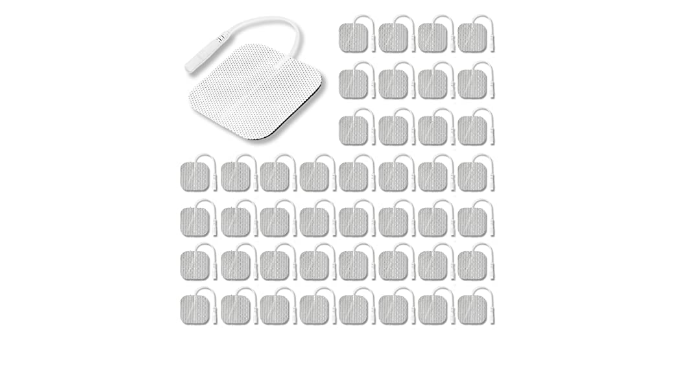 Syrtenty TENS Unit Pads 2″X2″ 44 Pcs, 3rd Gen Reusable Latex-Free ...