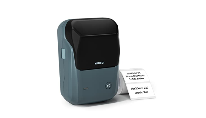 NIIMBOT B1 Label Maker Machine with Tape, Thermal Label Printer Easy to ...