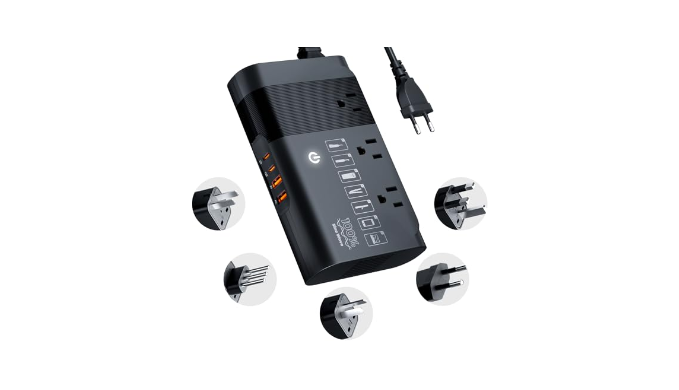 DOACE 220v to 110v Voltage Converter for European Travel: Max 500W Pure ...