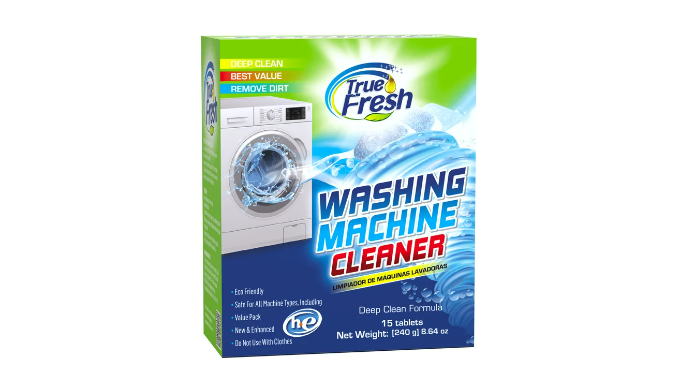 True Fresh Washing Machine Cleaner Tablets 15 Pack - Washer Cleaner ...