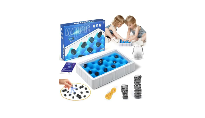 Magnetic Chess Game Set，Magnetic Stones Chess Game with String and ...