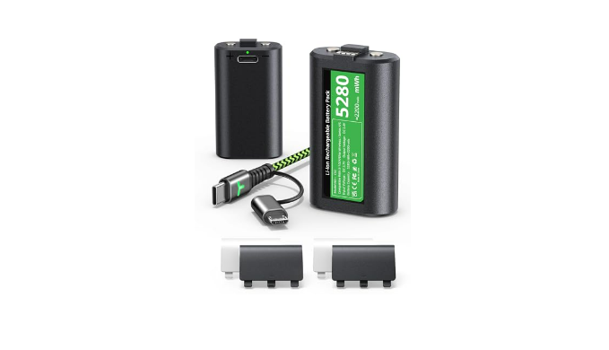 Upgrade Rechargeable Xbox One Controller Lithium Battery Pack ...