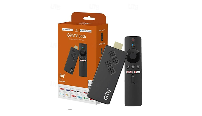 G96 4K Smart TV Stick Android 10 ATV OS Top Set Box Allwinner H313 ...