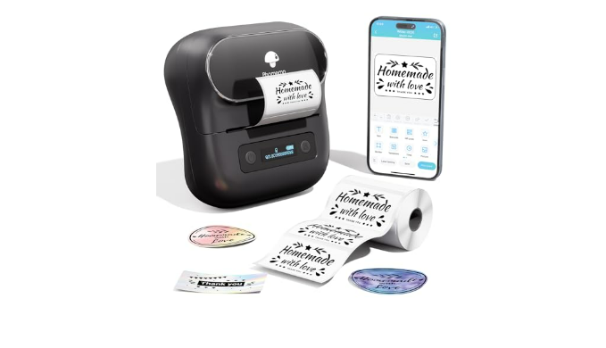 Phomemo M220 Label Maker,Thermal Label Printer,Upgrade Bluetooth ...