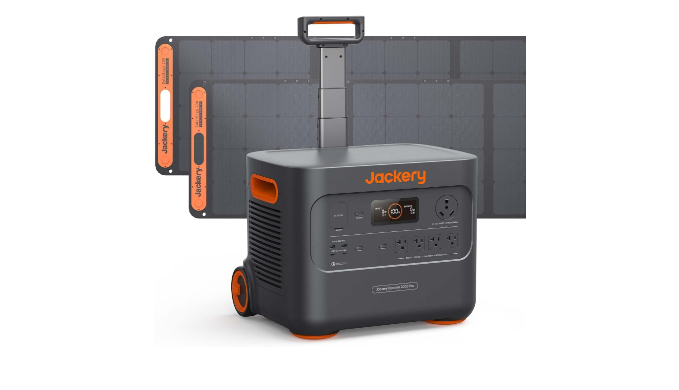 Jackery Solar Generator 3000 PRO 400W, 3024Wh Power Station with 2x200W ...