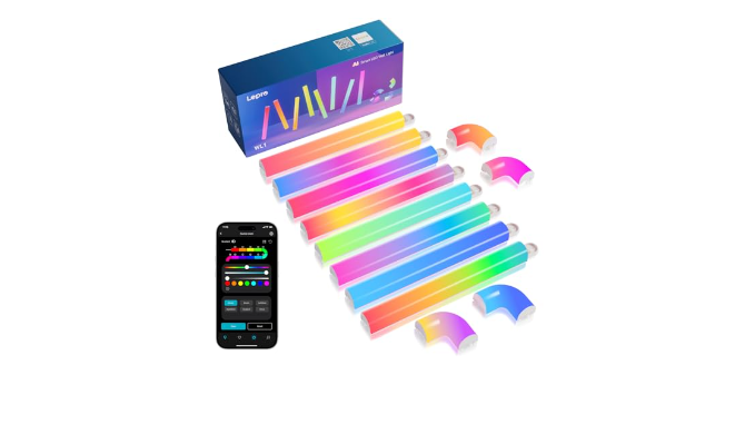 Lepro WL1 AI Smart RGB Wall Lights for Christmas Decorations, LLM AI ...