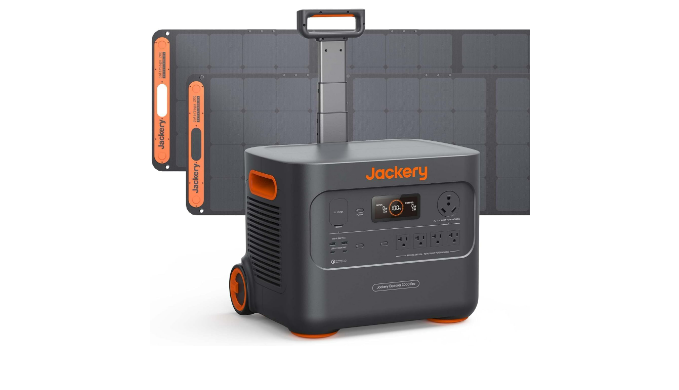 Jackery Solar Generator 3000 PRO 400W, 3024Wh Power Station with 2x200W ...