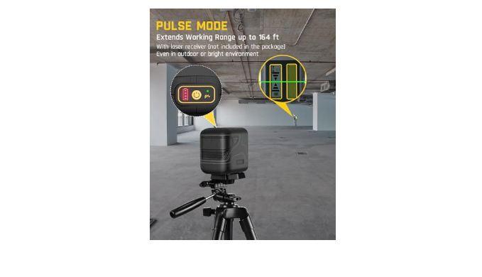 Fanttik D2 Laser Level, 100 ft Self-Leveling Green Cross Line Laser ...