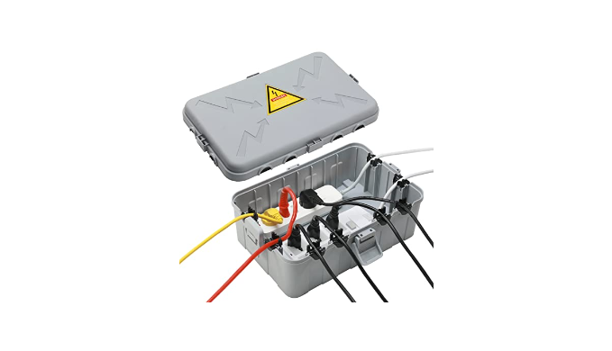 Hrensaw Large Outdoor Electrical Box(12.5×8.5x5inch),IP54 Waterproof Outdoor Outlet Covers ...