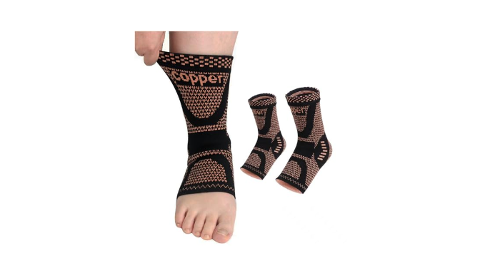 Copper Ankle Brace Copper Infused Support for Men & Women (Pair), Best ...