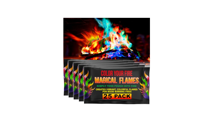 Magical Flames Fire Color Changing Packets for Fire Pit, Indoor/Outdoor ...