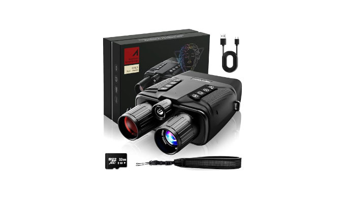 VISIOGEAR Night Vision Goggles - Eagle 4K Night Vision Binoculars for ...