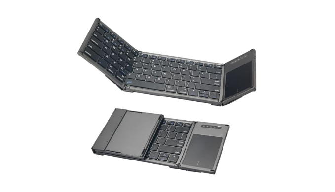 ZZR SEVEN Foldable Keyboard, Portable Keyboard with Touch Pad ...