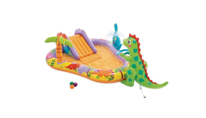 INTEX 56139EP Dino Park Inflatable Kiddie Pool: Inflatable Kids Pool ...