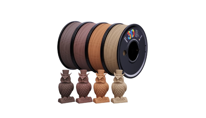 Vivaforte Wood 3D Printer Filament Bundle,Wood PLA Filament Bundle,Wood ...