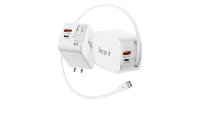 3 in 1 Retractable Wall Charger, 40W Fast Retractable Phone Charger ...