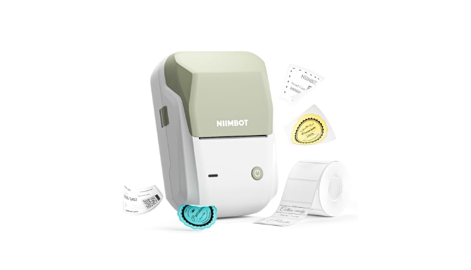 NIIMBOT B1 Barcode Label Maker, Bluetooth Thermal Label Printer ...