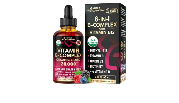 USDA Organic Vitamin B-Complex B5 Pantothenic Acid | B12 ...