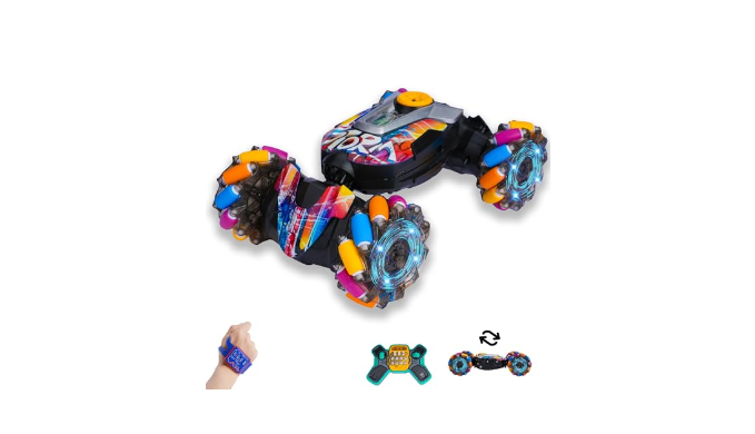 Tokwidget Gesture Sensing Rc Stunt Car, RC Gesture Stunt with Light ...