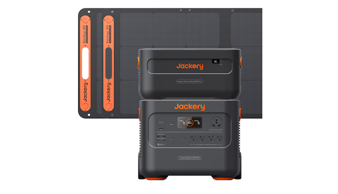 Jackery Solar Generator Kit 2000 Plus (Expand to 4086Wh) 3000 -Watts ...