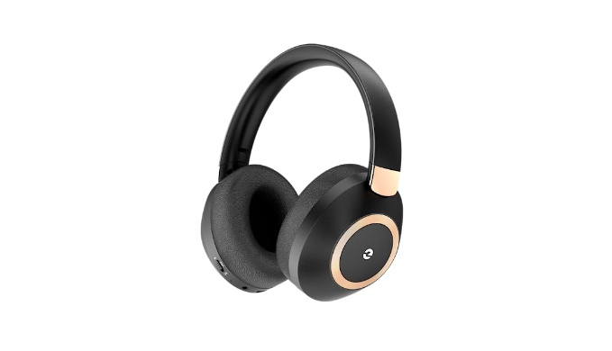 Active Noise Cancelling Headphones, 100H Playtime Headphones Wireless ...