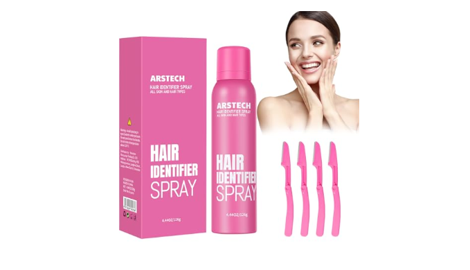 Hair Identifier Spray for Face Shaving Dermaplaning Tool Skin Body ...